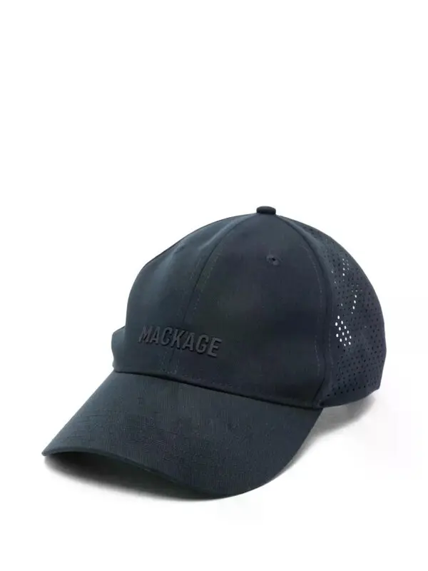 Mackage Perforated Logo Cap - Blue