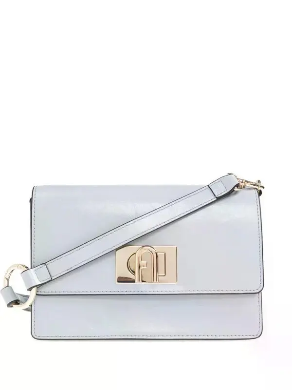 Furla Logo Plaque Top Handle Bag - Blue
