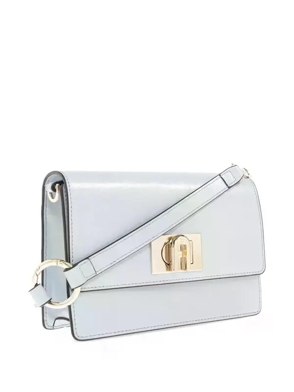 Furla Logo Plaque Top Handle Bag - Blue