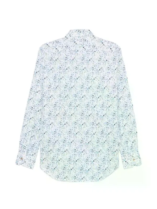 Paul Smith Floral Shirt - Blue