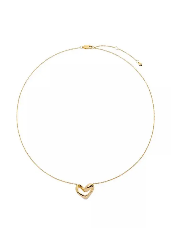 Monica Vinader Heart Pendant Necklace - Gold
