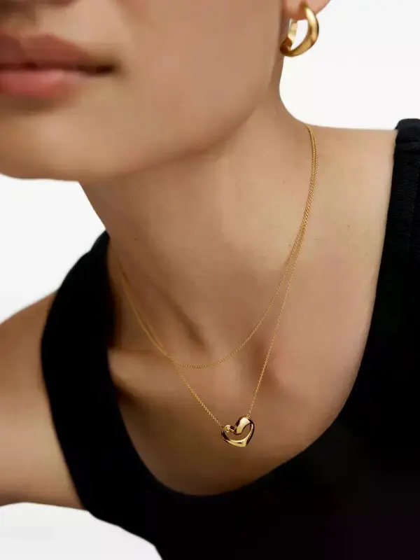 Monica Vinader Heart Pendant Necklace - Gold