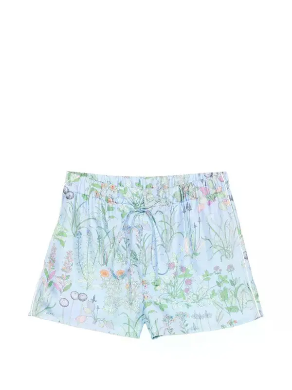 Gucci Floral-print Drawstring Shorts