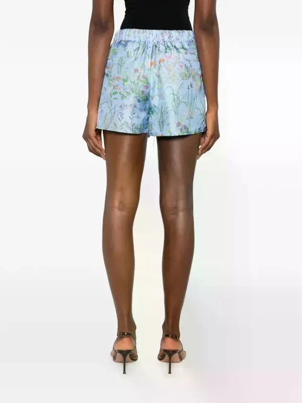 Gucci Floral-print Drawstring Shorts