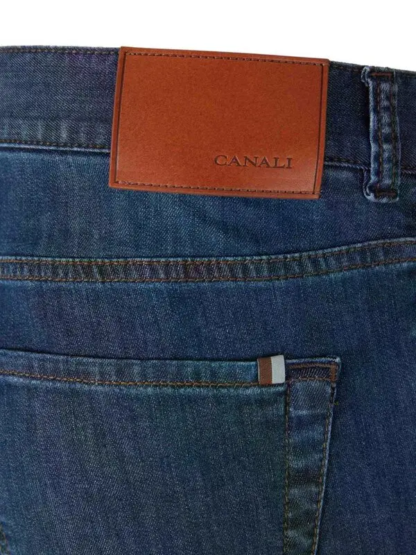 Canali Five-pocket Jeans - Blue