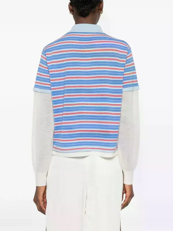 Guest In Residence Striped Layered Sweater