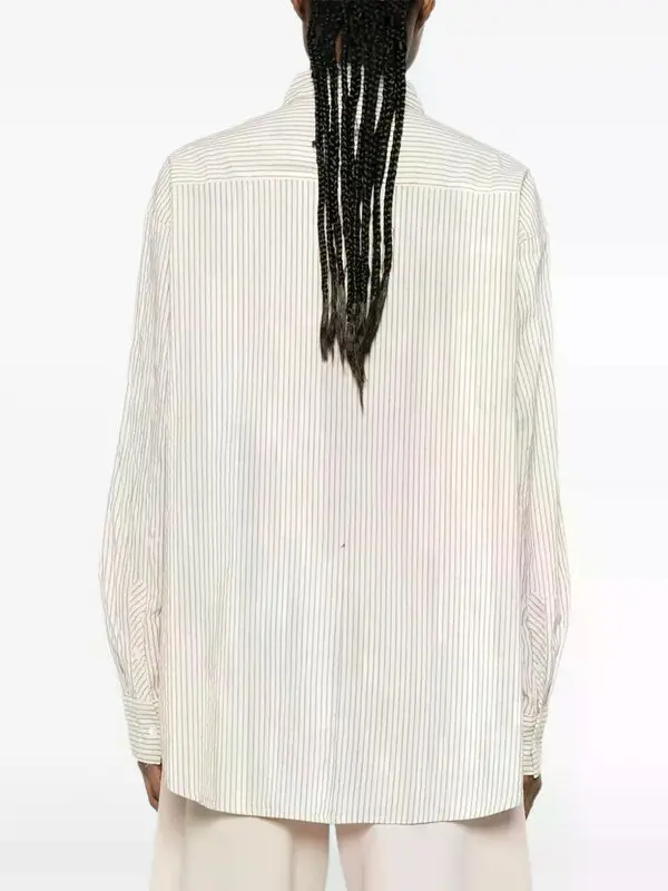 AIAYU Striped Long-sleeve Shirt
