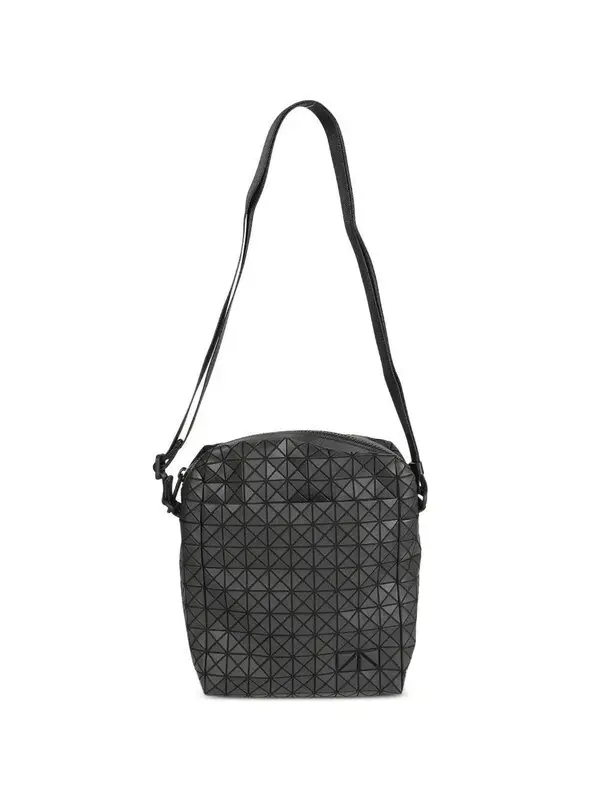 Issey Miyake Voyager Geometric-pattern Crossbody Bag - Black