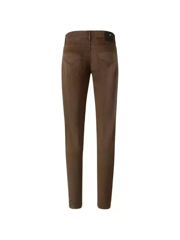 Marco Pescarolo Five-pocket Straight Leg Jeans - Brown