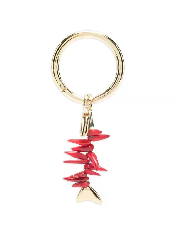 Benedetta Bruzziches Coral Charm Keyring