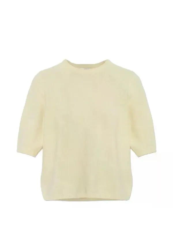 GESTUZ Alpha Short-sleeved Jumper - Neutrals