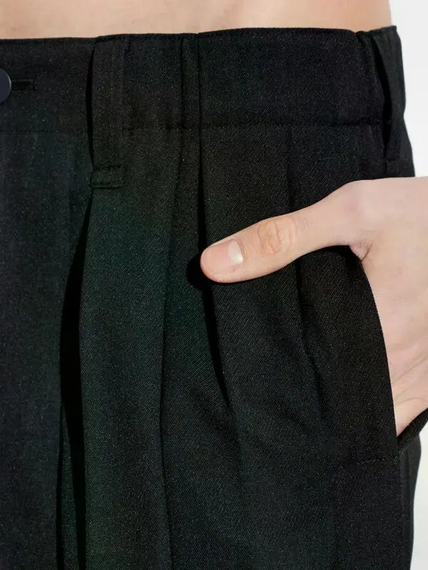 Issey Miyake Pleated Trousers - Black