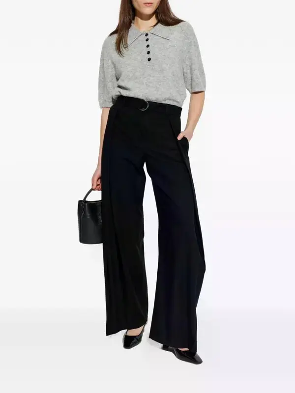 GESTUZ Buttoned Knitwear - Grey