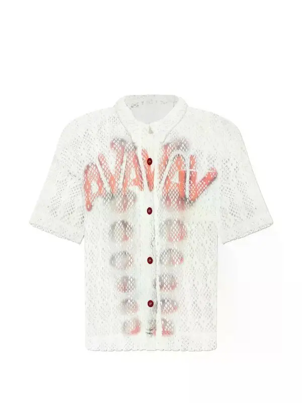 AVAVAV Mesh Button Shirt