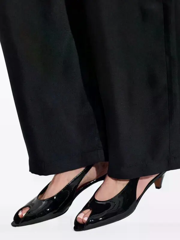 NEOUS Hamal Peep-toe Slingback Pumps - Black