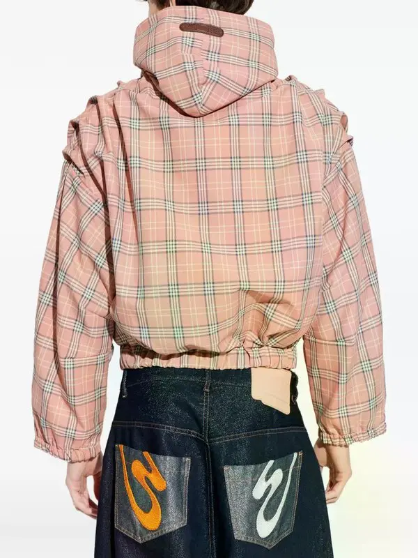 PDF Checked Hooded Jacket