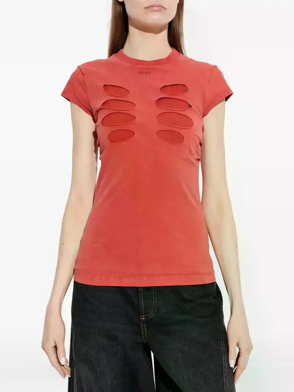 AVAVAV Cut-out T-shirt - Orange