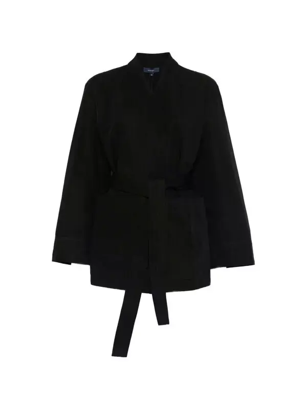 Soeur Belted Jacket - Black