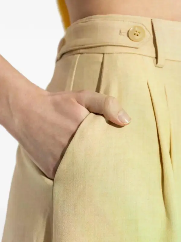 GESTUZ Pleated Wide Leg Trousers
