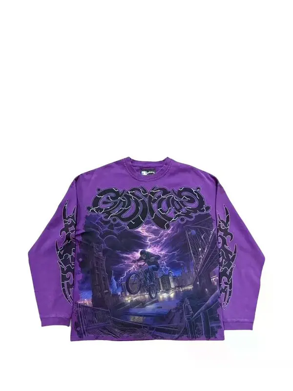 GODSPEED Bmx Long-sleeve T-shirt - Purple