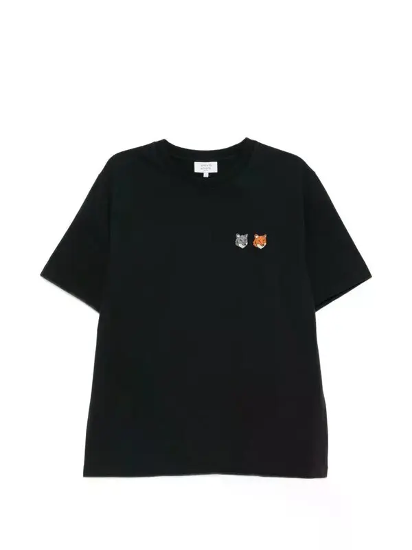 Maison Kitsuné Double Bold Fox Head Appliqué T-shirt
