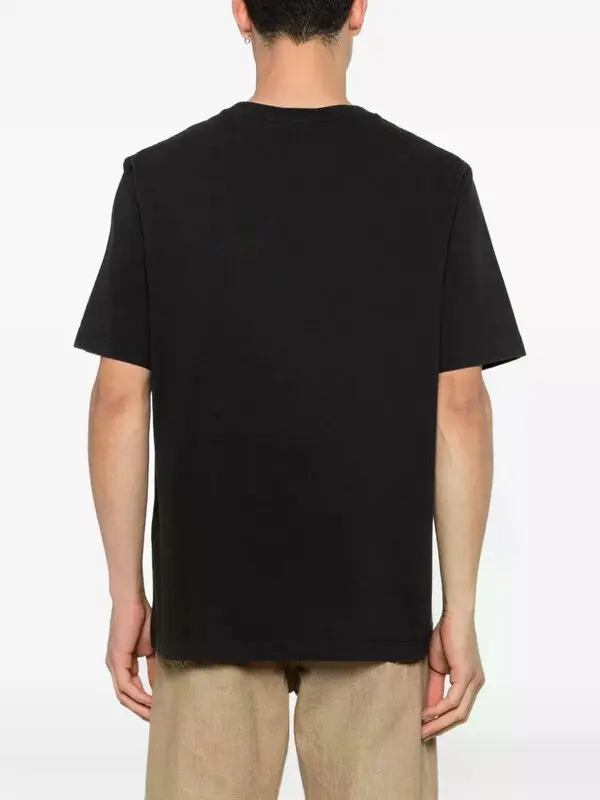Maison Kitsuné Double Bold Fox Head Appliqué T-shirt