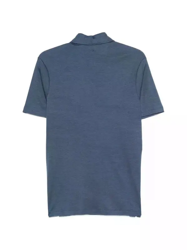 Paul & Shark Buttoned Striped Polo Shirt