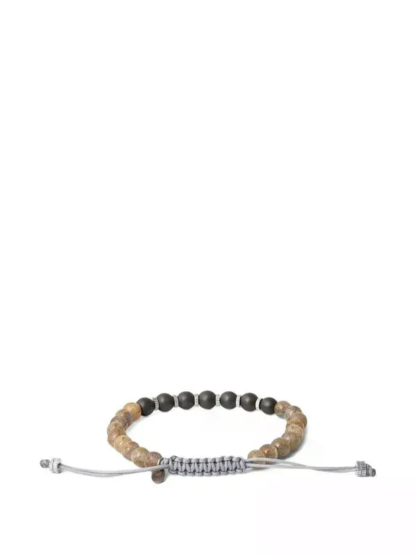 Tateossian Beaded Bracelet - Silver