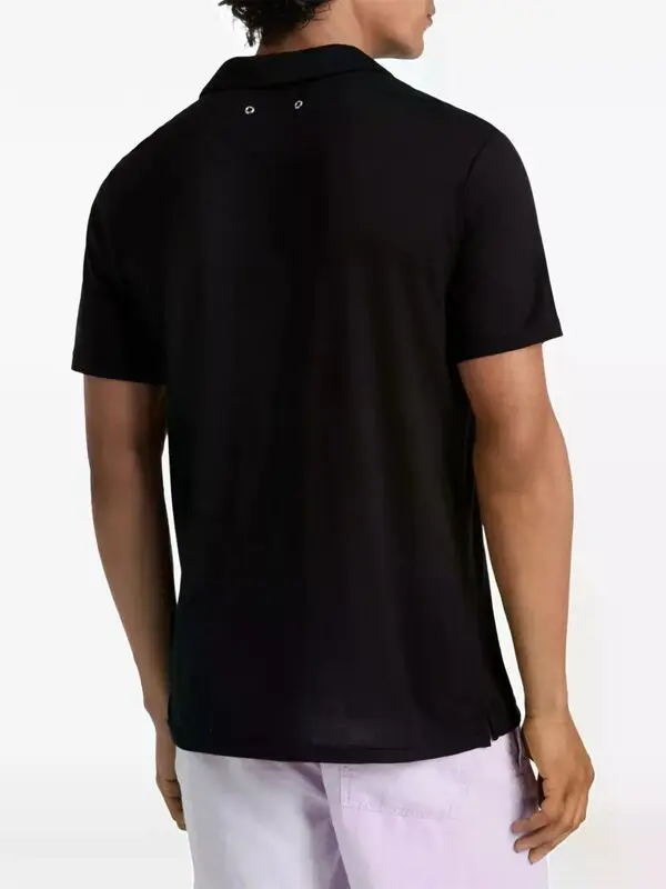 Vilebrequin Logo-embroidered Polo Shirt - Black