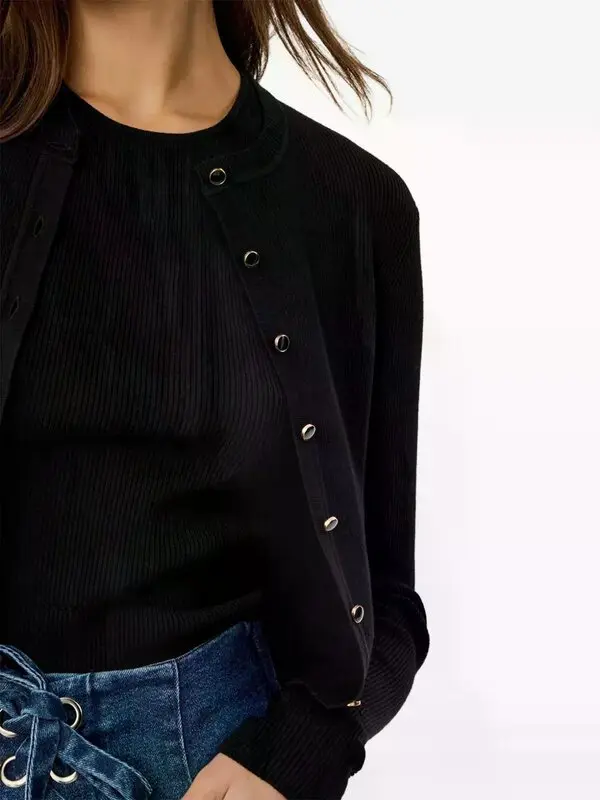 TOCCIN Zoe Slim-fit Buttoned Cardigan - Blue