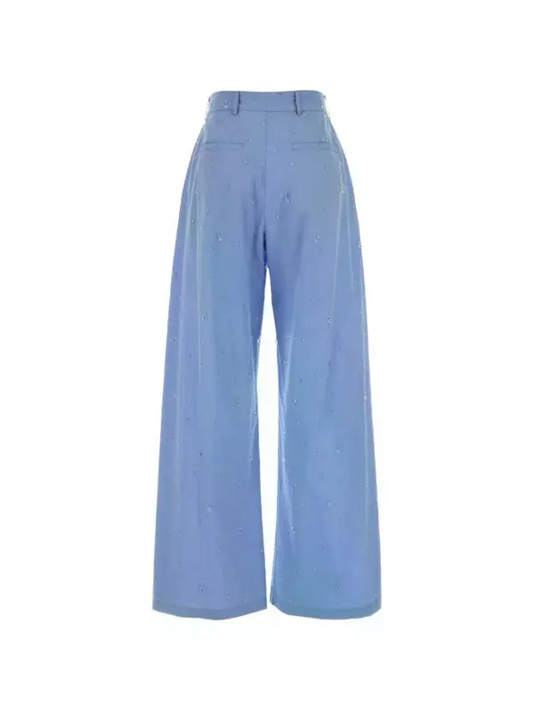 Giuseppe Di Morabito Poplin Wide-leg Trousers