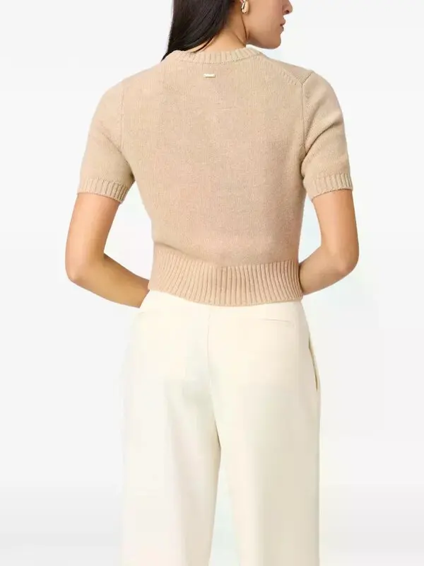 TOCCIN Elsie Short-sleeve Pullover Sweater