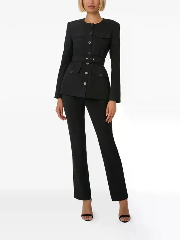 TOCCIN Cynthia Cigarette Trousers - Black