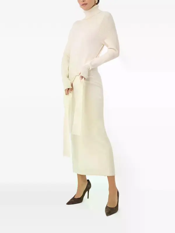 TOCCIN Logan Ribbed Turtleneck Dress
