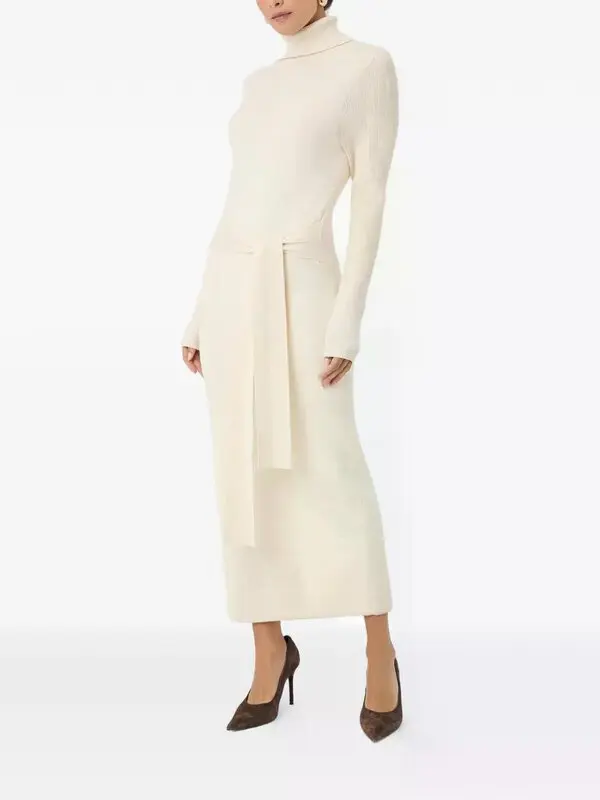 TOCCIN Logan Ribbed Turtleneck Dress