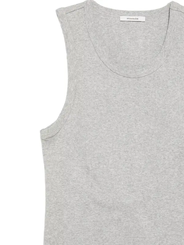 ENTIRE STUDIOS Round-neck Tank - Grey