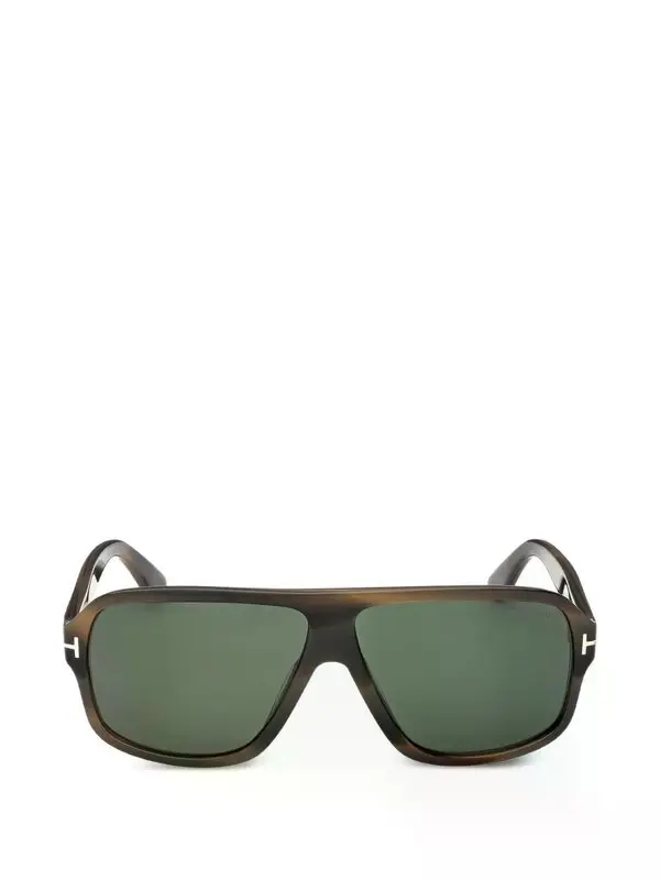 TOM FORD Square Frame Sunglasses - Brown