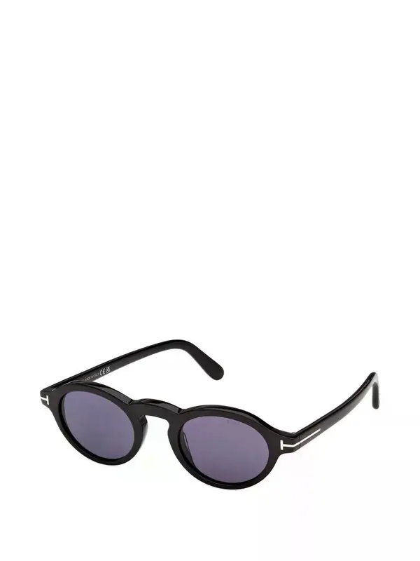 TOM FORD Round-frame Sunglasses - Black