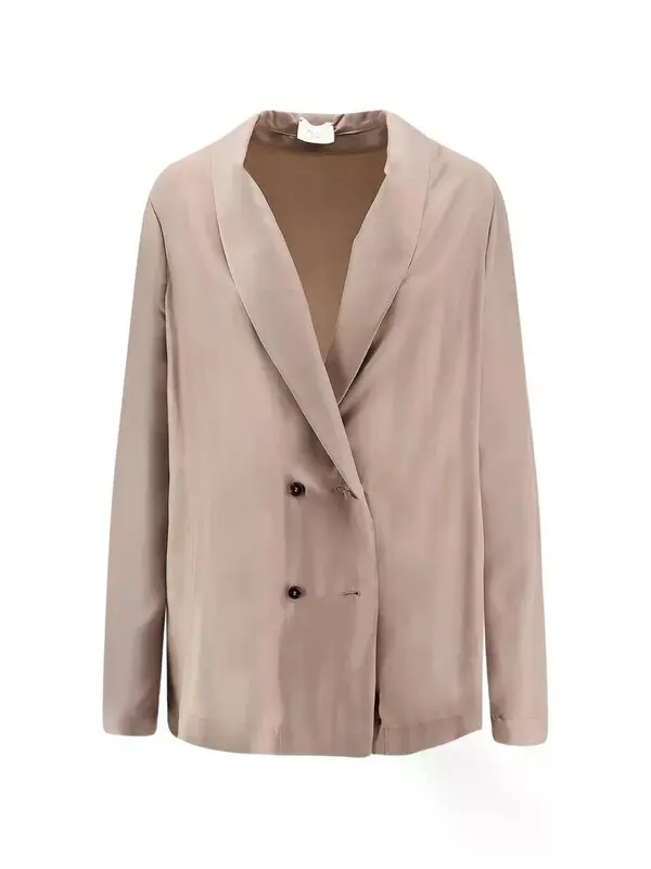 ALYSI Double-breasted Shawl-lapel Blazer