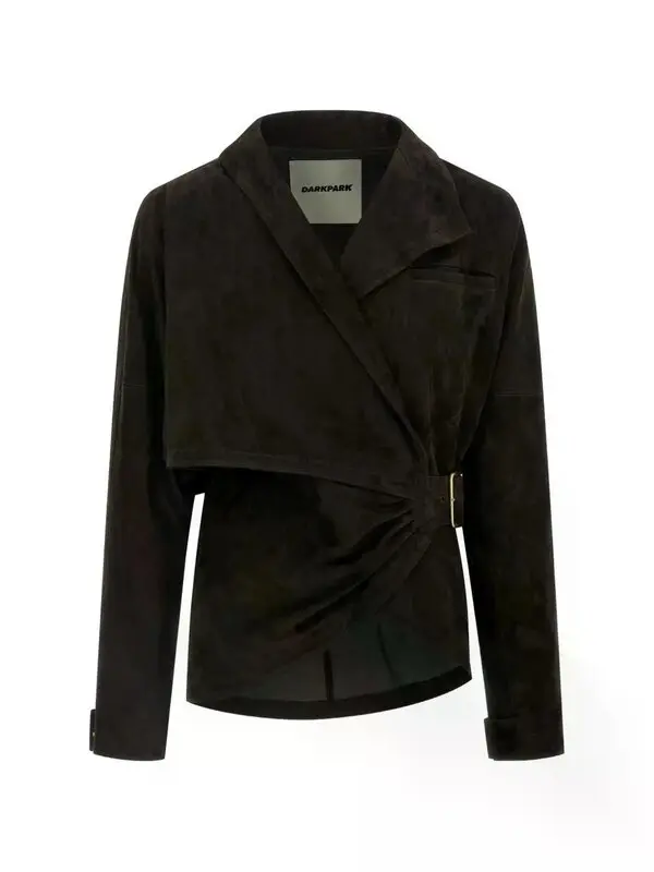 DARKPARK Suede Contour Jacket - Brown