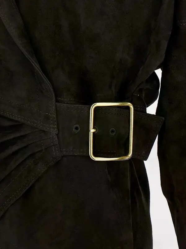 DARKPARK Suede Contour Jacket - Brown