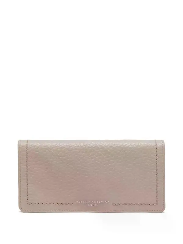 GIANNI CHIARINI Grained Leather Wallet - Neutrals