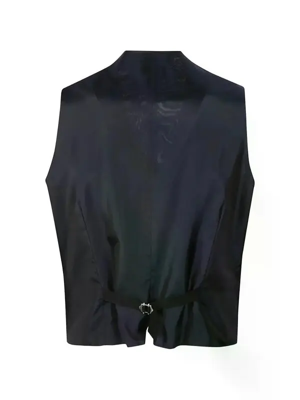 Tagliatore Button Wool Jacket - Blue