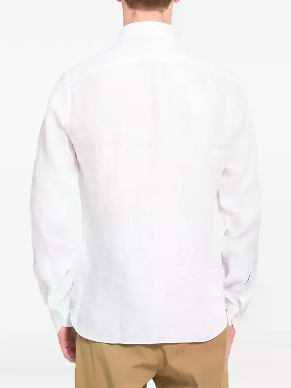 BORRIELLO NAPOLI French Collar Marechiaro Shirt - White