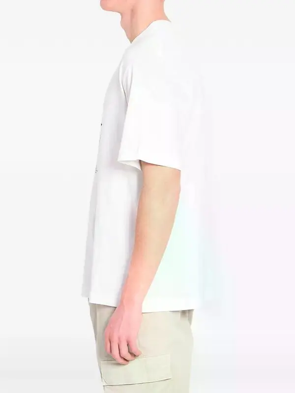 Stone Island Printed Crew Neck T-shirt - White
