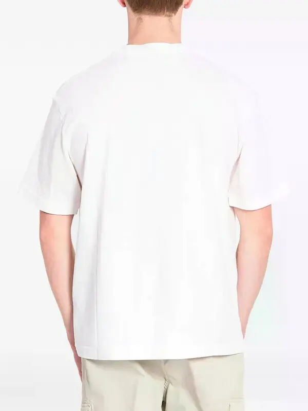 Stone Island Printed Crew Neck T-shirt - White