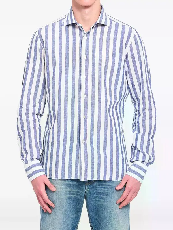 BORRIELLO NAPOLI Striped Button Shirt