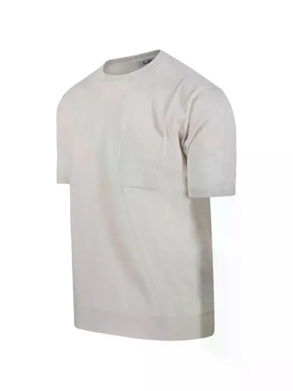 C.P. COMPANY Logo-embroidered Pocket T-shirt
