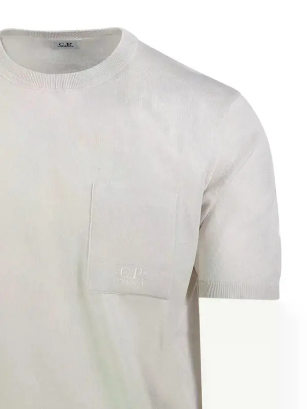 C.P. COMPANY Logo-embroidered Pocket T-shirt