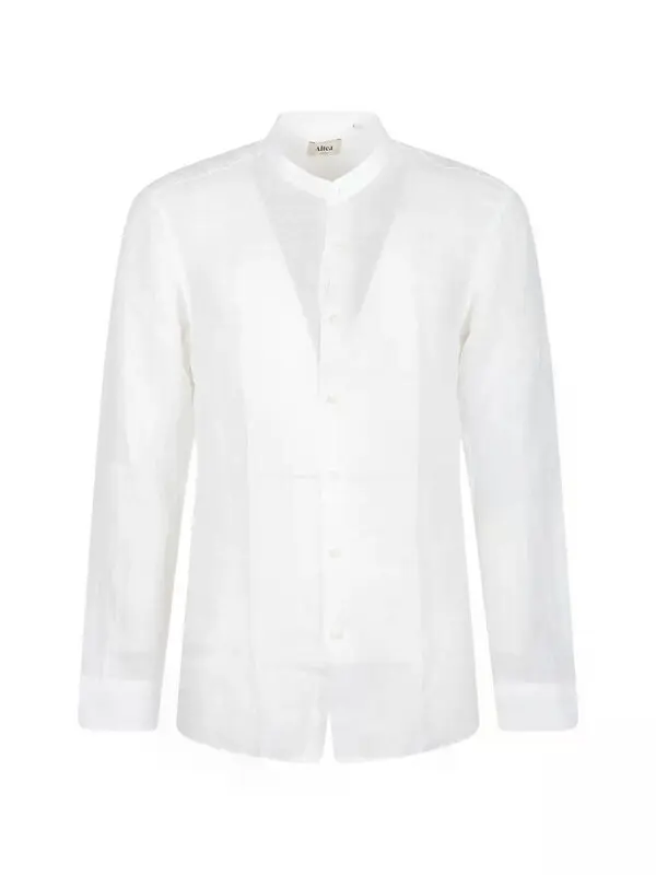 Altea Mandarin-collar Shirt - White